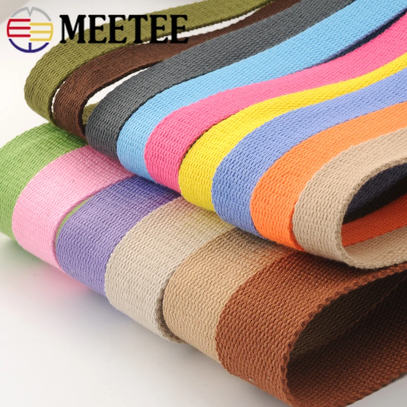 5Meters 20 50mm Cotton Webbings 1.5mm Thick High Tenacity Backpack ...