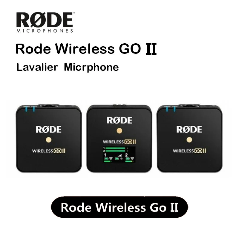 Rode-Wireless-Go-II-GO2-Wireless-Lavalier-Dual-Channel-Mic-RX-2TX ...
