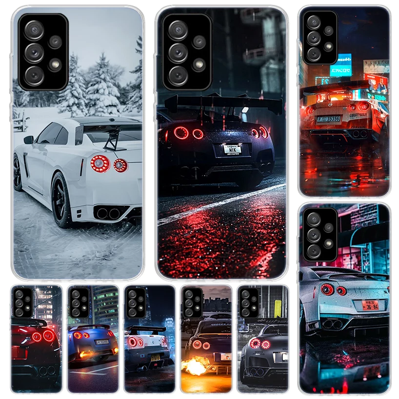 GTR Sport Car JDM Cover For Samsung Galaxy A52 A53 A12 A13 A72 A73 ...