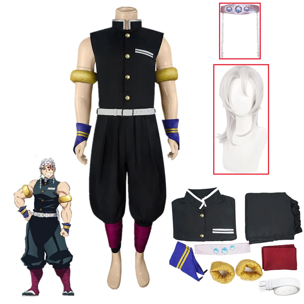 Anime Demon Slayer Season 2 Kimetsu no Yaiba Uzui Tengen Cosplay ...