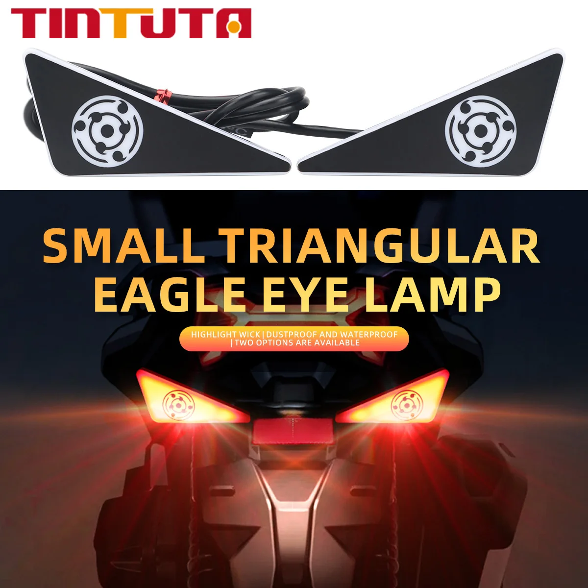 2Pcs Universal Car LED Devil Eyes Light Demon Eyes Headlight Motorcycle ...