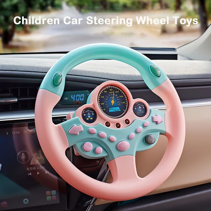 Kids-Musical-Steering-Wheel-Vocal-Toys-Eletric-Simulation-Steering ...