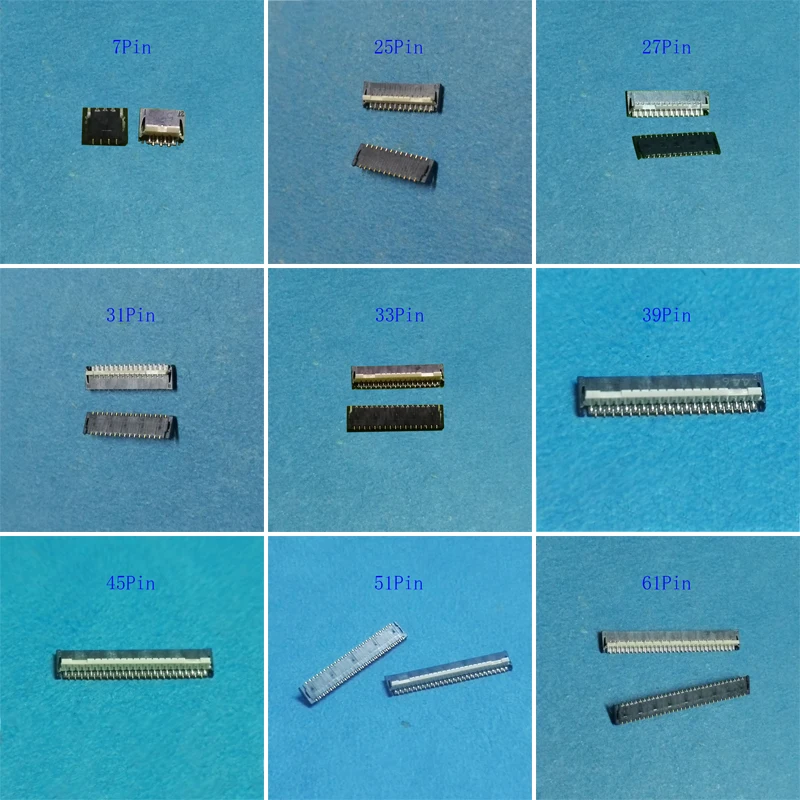 2Pcs-7-61Pin-LCD-Display-Touch-Screen-Flex-FPC-Connector-For-ASUS-HTC ...