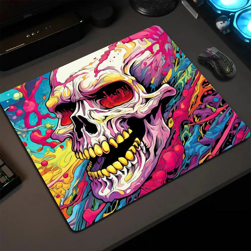 Skull Graffiti Art Mouse Pad 40X45 Large Square Computer Office Game ...