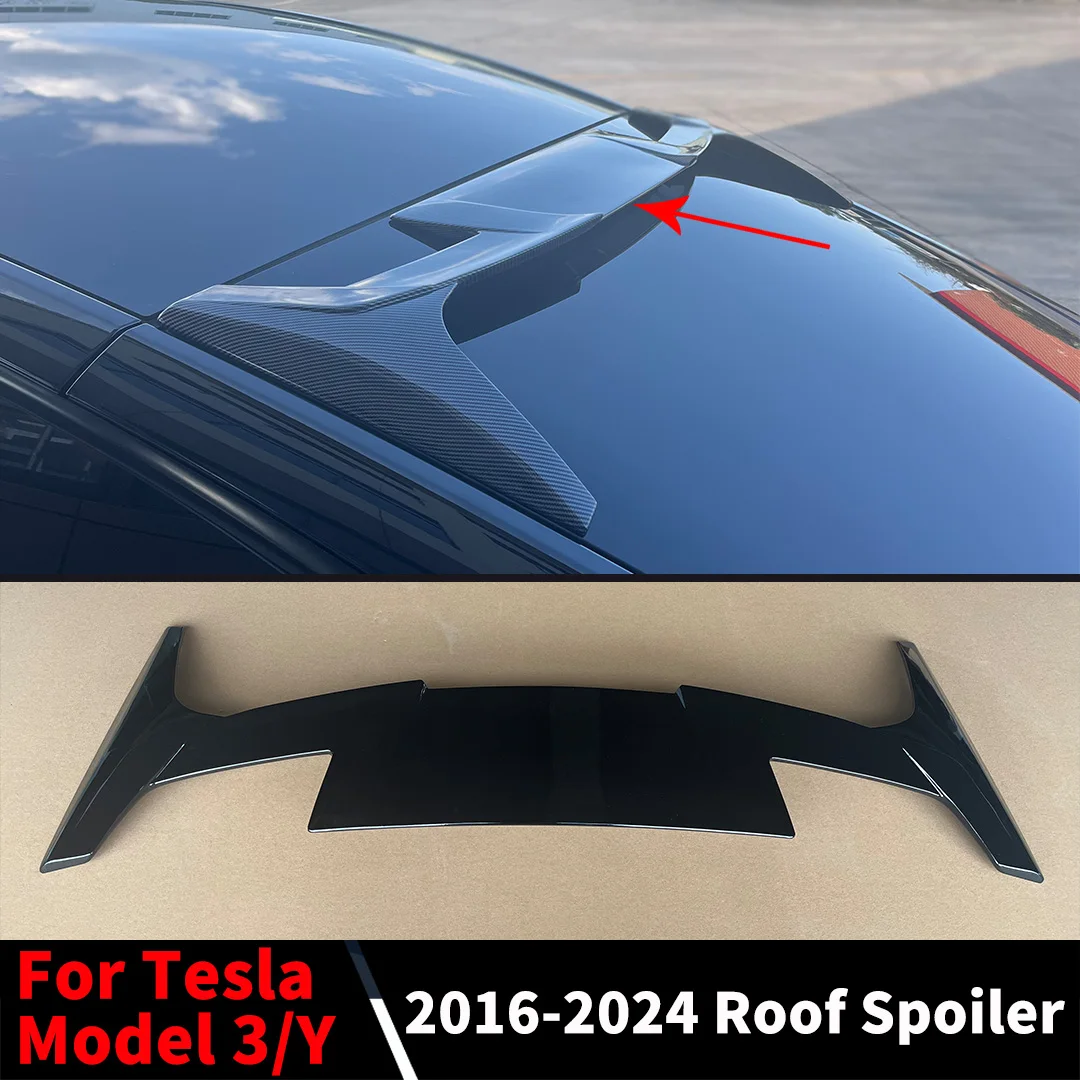 Racing-Sport-Rear-Roof-Spoiler-Wing-Body-Kit-Tail-Airfoil-Deflector ...