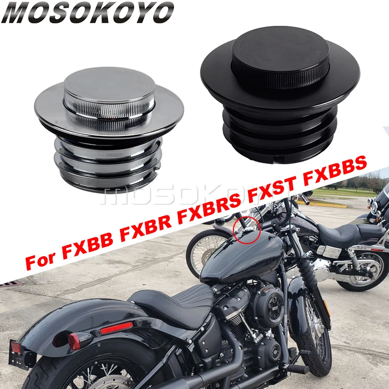 Motorcycle-CNC-Aluminum-Pop-Up-Oil-Tank-Gas-Cap-Cover-For-Harley ...