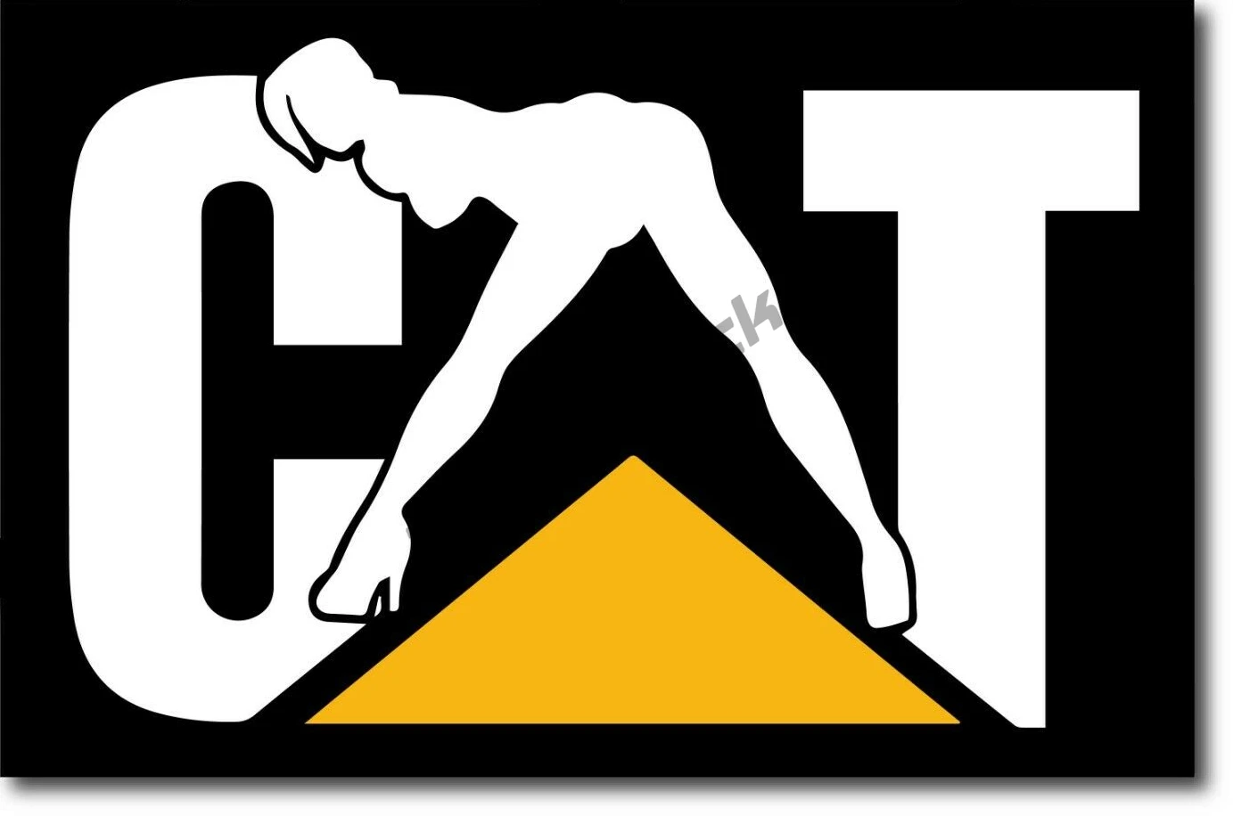 Caterpillar Logo Stickers