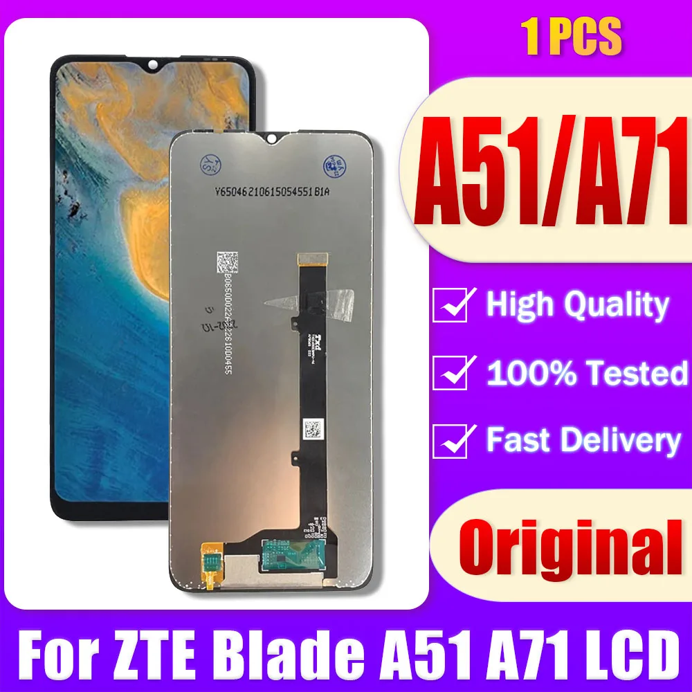 6.52" Original For ZTE Blade A51 Display Screen Touch Digitizer ...
