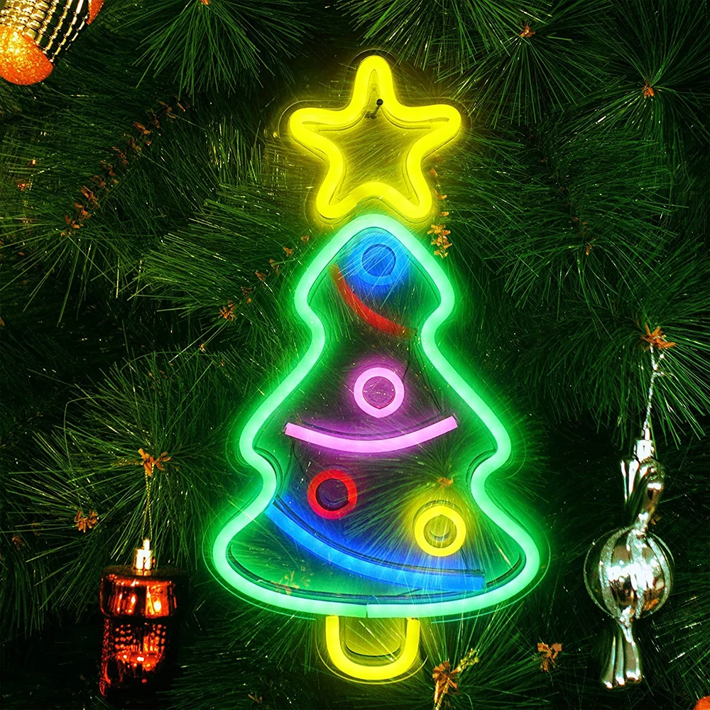 Christmas-Tree-Neon-Signs-Light-for-Camping-Wall-Decor-Art-Neon-Sign ...