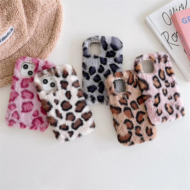 Fashion-Leopard-Tiger-Pattern-Furry-Girl-Case-for-iPhone-15-Pro-Max-14 ...