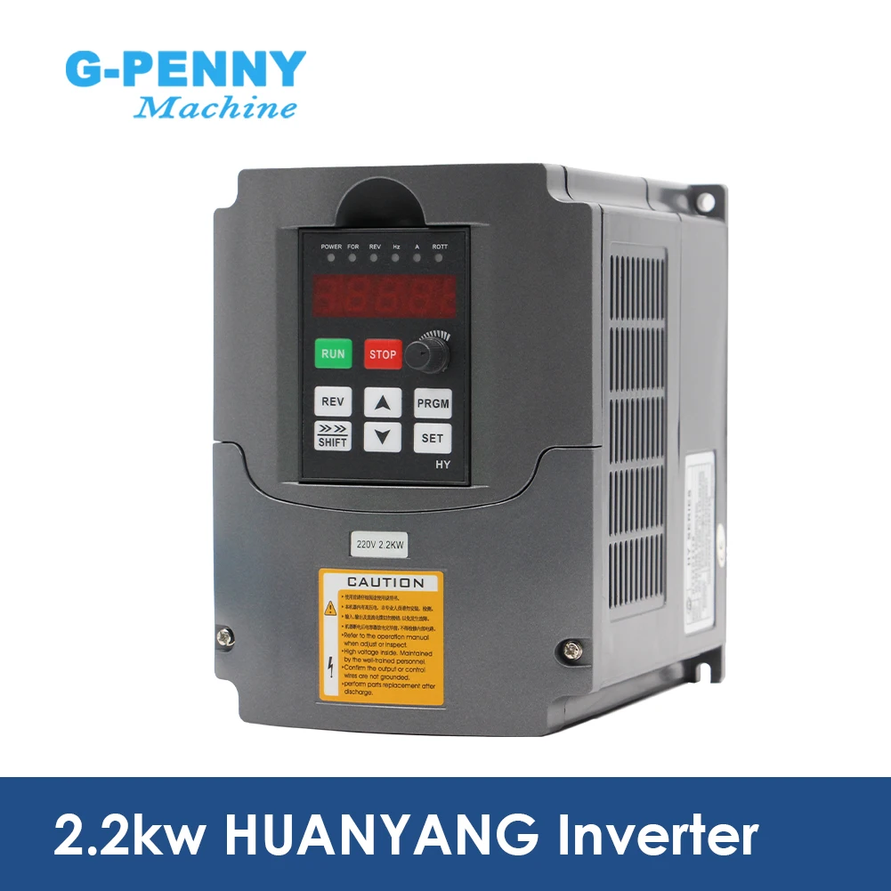 Huanyang 220v 2.2kw inverter CNC spindle motor speed control 110v ...