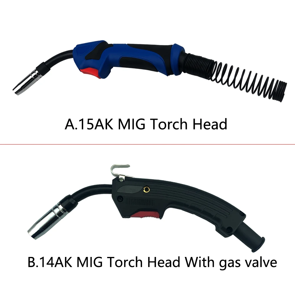 MIG torch 15AK 14AK torch body 180A european style welding gun MB15AK 14AK welding torch for mig
