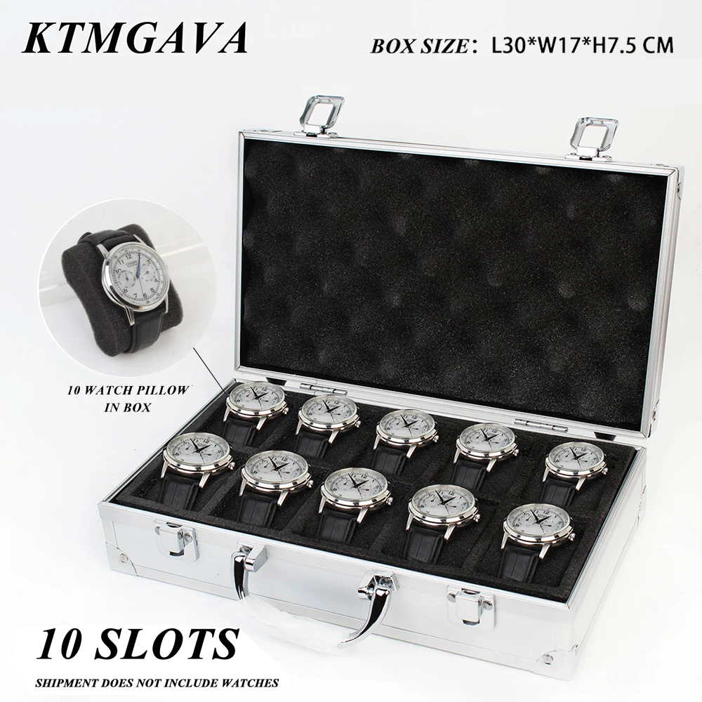 10-Girds-Luxury-Premium-Quality-Watch-Box-Aluminum-Alloy-Produc-Pattern ...