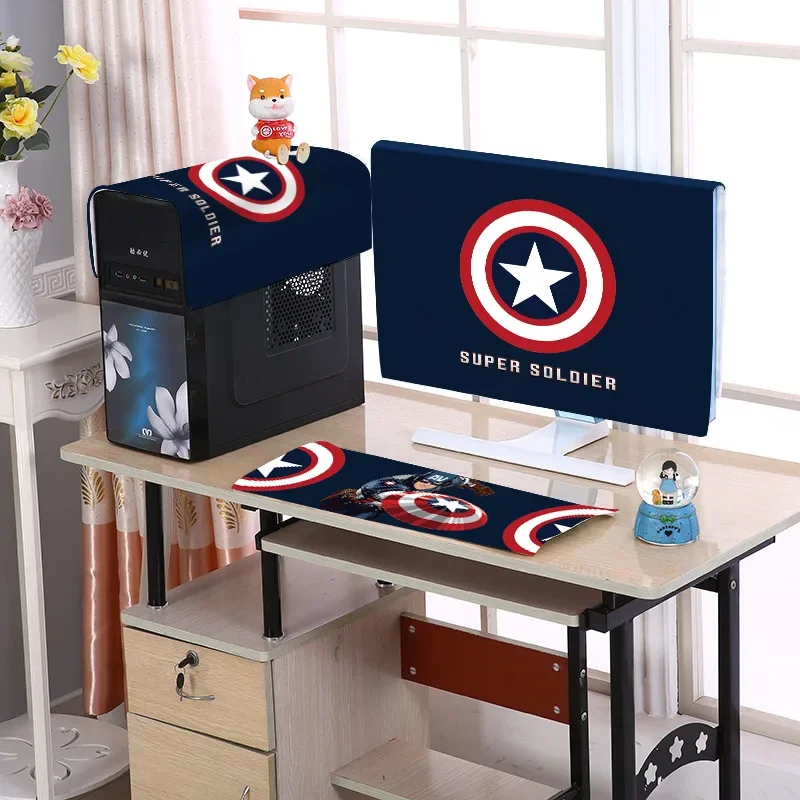 3-in-1-Printed-Desktop-Computer-Dust-Cover-Suit-22-24-27Inch-Keyboard ...