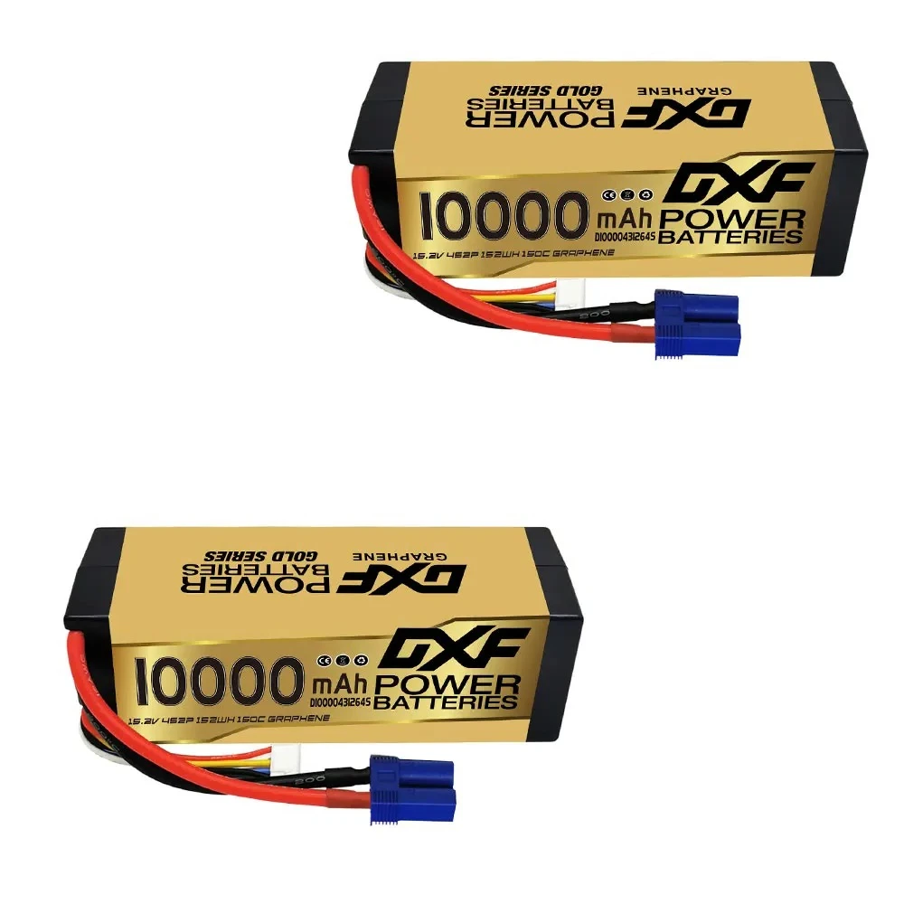 10000mAh Lipo 4S Battery 15.2V 150C Hard Case Battery with XT90 ...