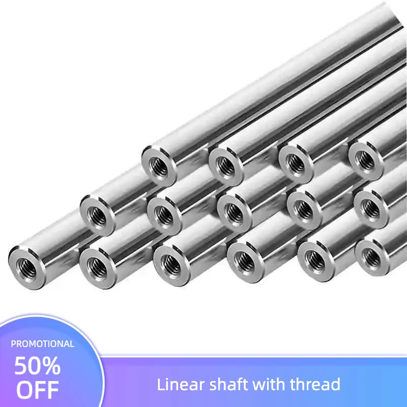 2pcs/lot od8/10/12/16mm Linear Shaft With Two Ends of M4/m5/m6 Thread ...