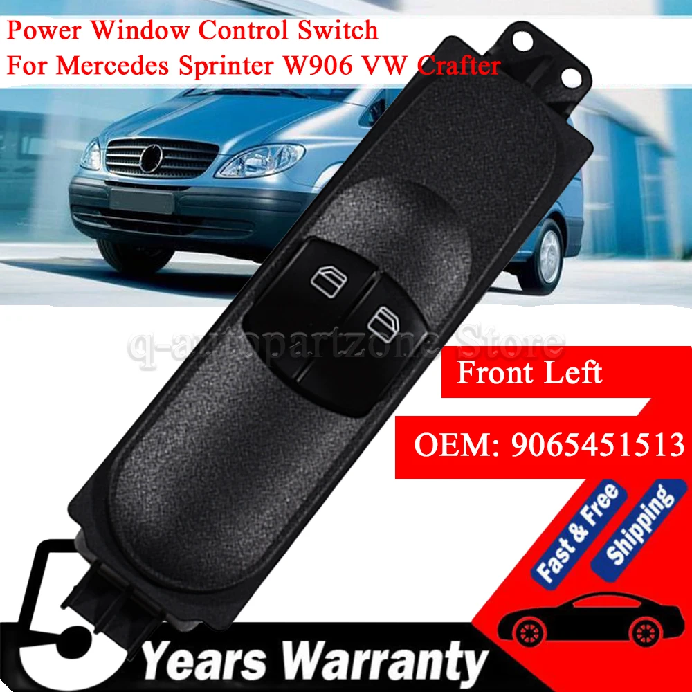 9065451513-Power-Window-Control-Switch-For-Mercedes-Benz-Sprinter-W906 ...