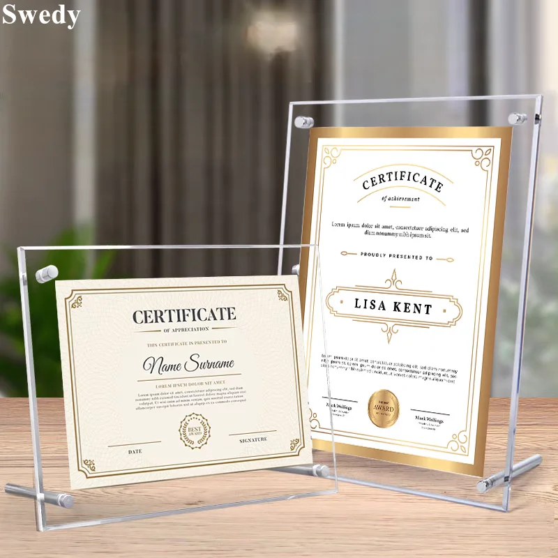 A4 Acrylic Certificate Display Stand – The Perfect Solution for ...