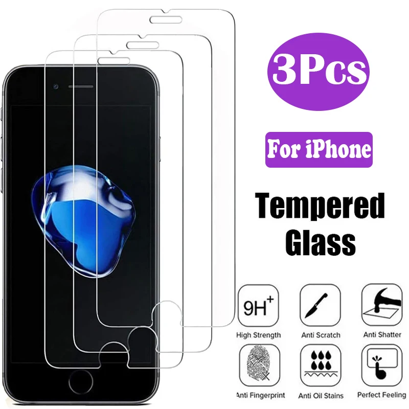 Not Full Screen Screen Protector For iPhone SE 2020 SE 2022 9H Tempered ...
