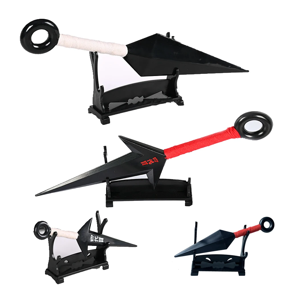 Anime-Naruto-Throwing-Prop-Kunai-Uzumaki-Kakashi-Weapon-Display-Stand ...
