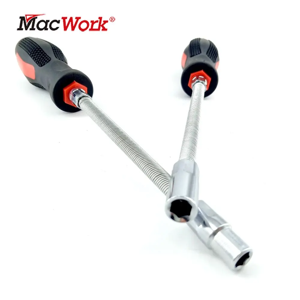 1pc-Universal-Bendable-Flexible-Hose-Clamp-Hexagonal-Nut-Driver-Wrench ...