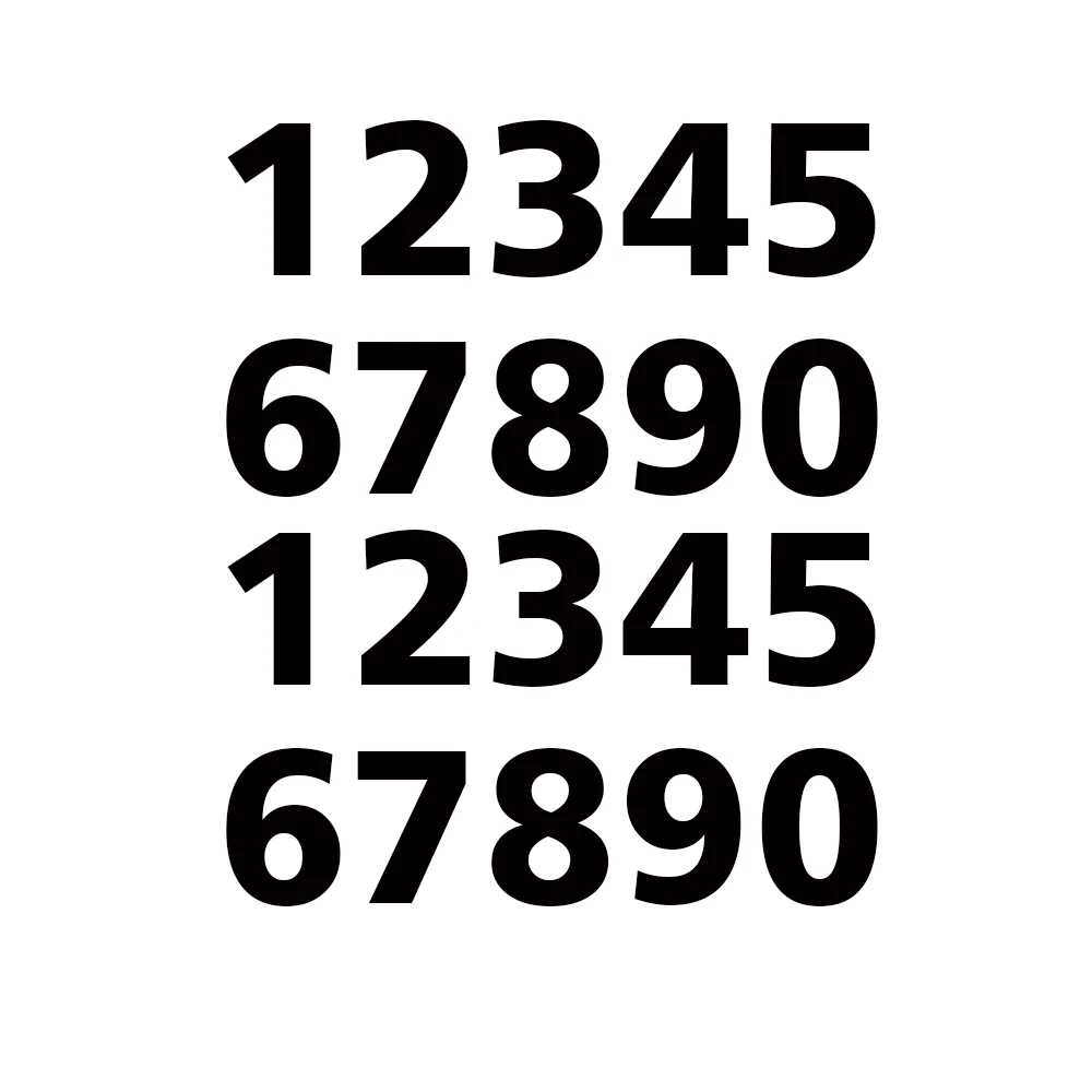 Telephone-number-Car-supplies-Vinyl-die-cutting-number-Fluorescent-neon ...