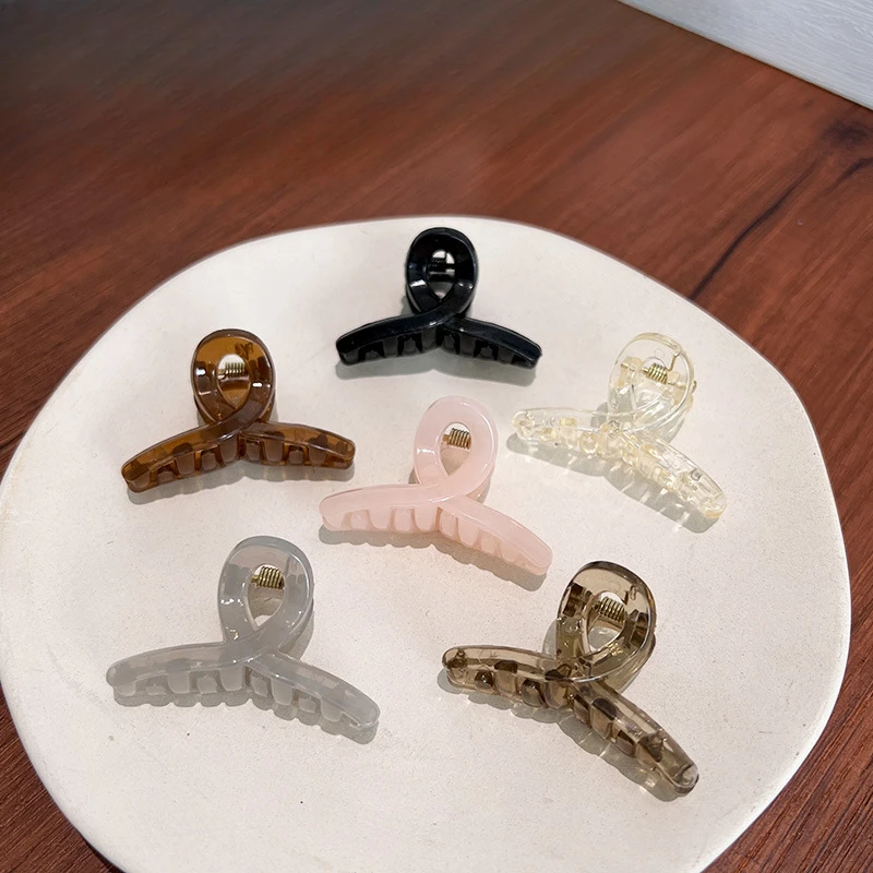 6pcs 4cm Mini Claw Clips Jelly Color Hair Claws for Girls Children Cute ...