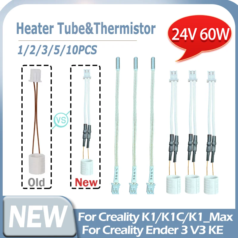 For Creality K1 K1C K1 MAX Ceramic Heater K1 Max Hotend Ceramic Heating ...