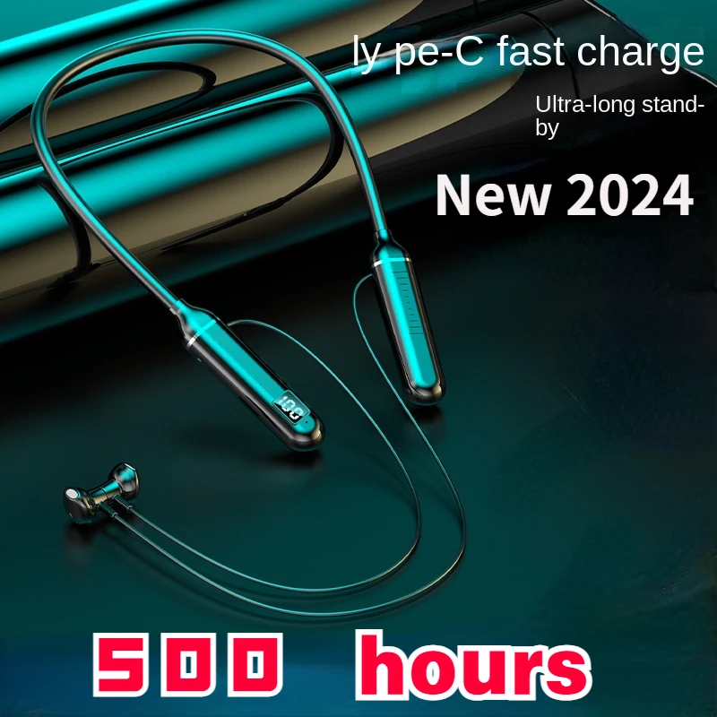 NEW-2024-Bluetooth-Earphones-Music-Wireless-Headphones-Digital-display ...