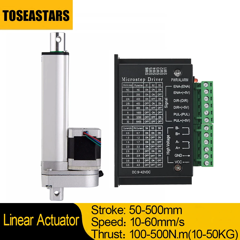 Linear-Actuator-With-Nema17-Stepper-Motor-DC-Linear-Actuator-Stepper ...