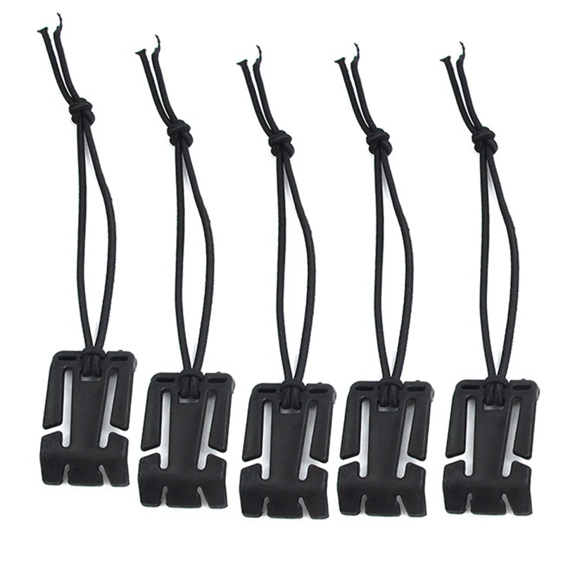 5pcs Tactical Molle Web Dominators with Elastic String for Backpack ...