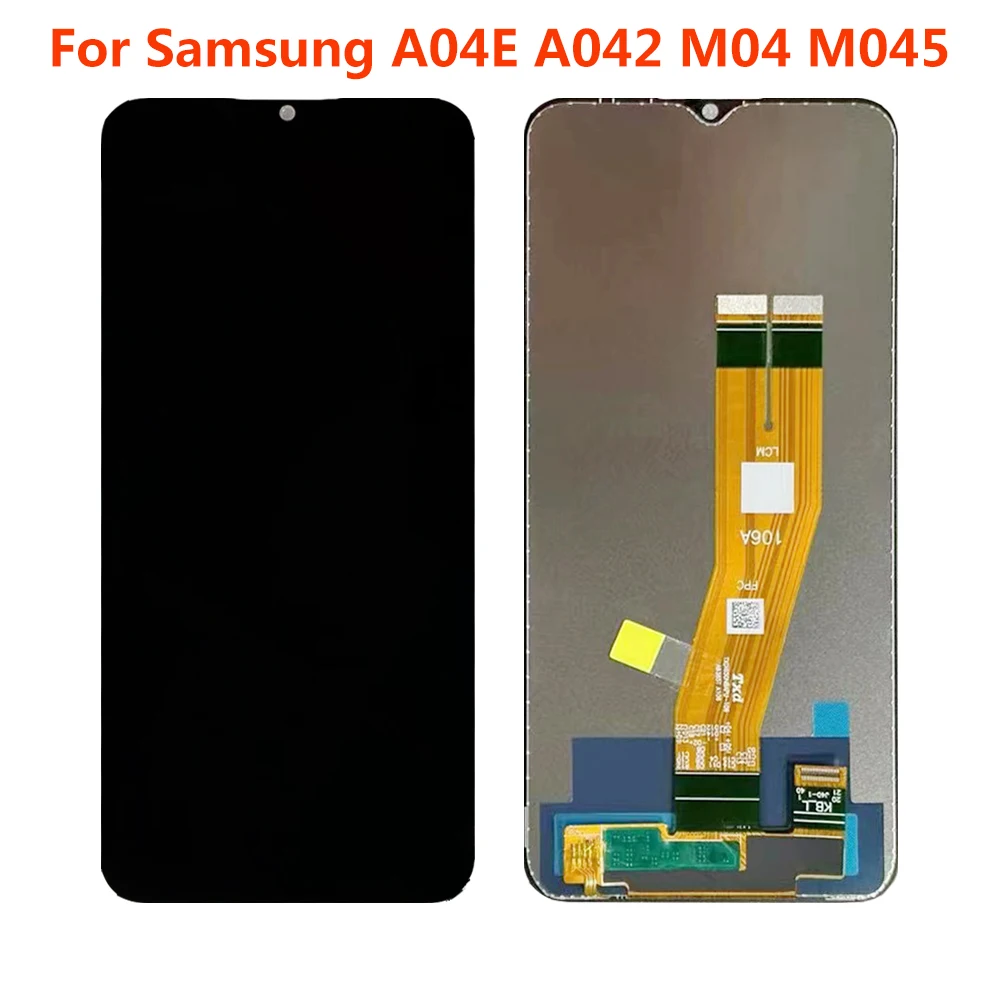 Pantalla LCD de 6,5 pulgadas para Samsung Galaxy A04E, montaje de digitalizador táctil, A042 ...