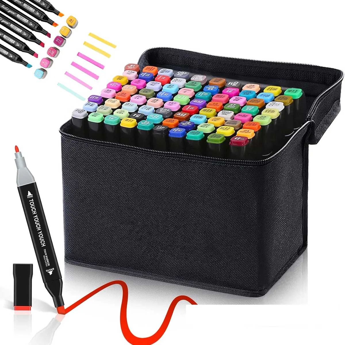 Double-headed Marker Sketch Pens Permanent Based Artist Markers with ...