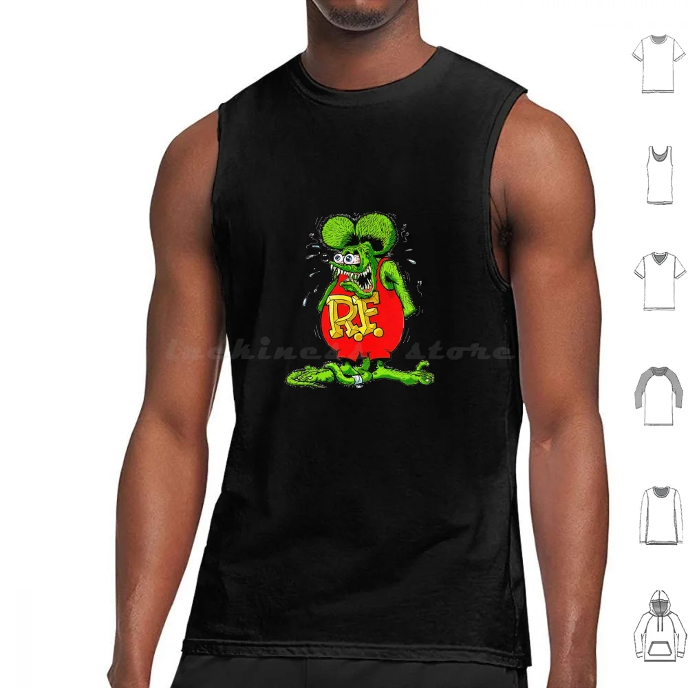 Ratfink-Tank-Tops-Vest-Sleeveless-Ratfink-Hotrod-Car-Lowbrow-Rat-Fink ...