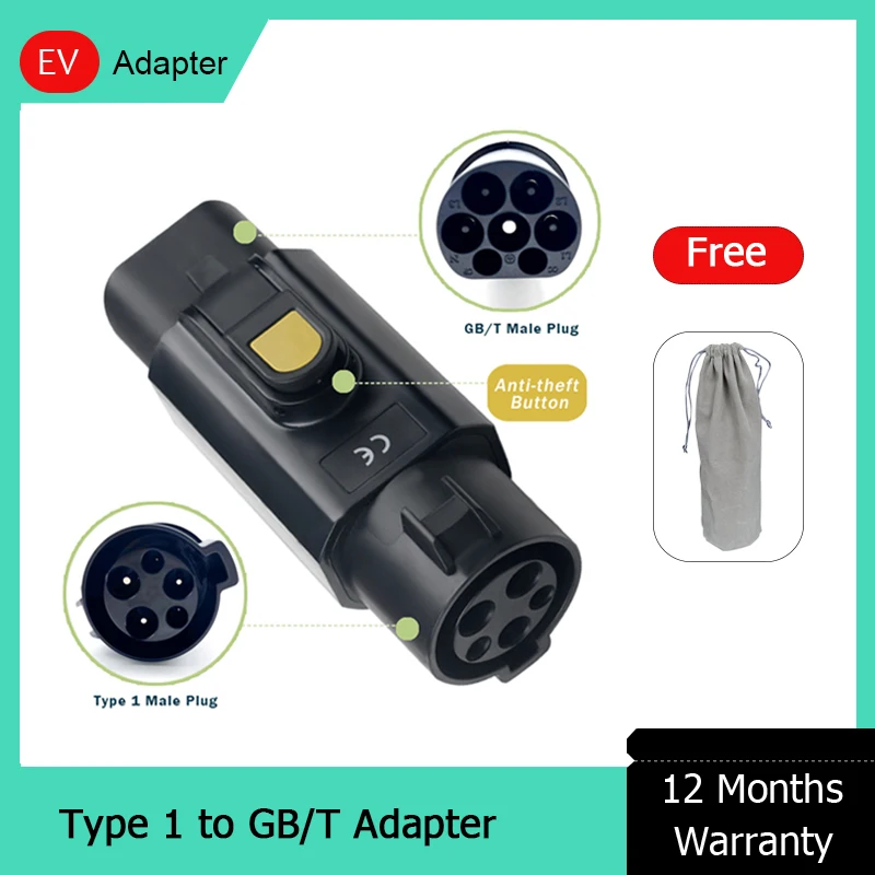 Anti-Drop-32A-7KW-EV-Charger-Adapter-Type-1-J1772-to-Gbt-Connector ...