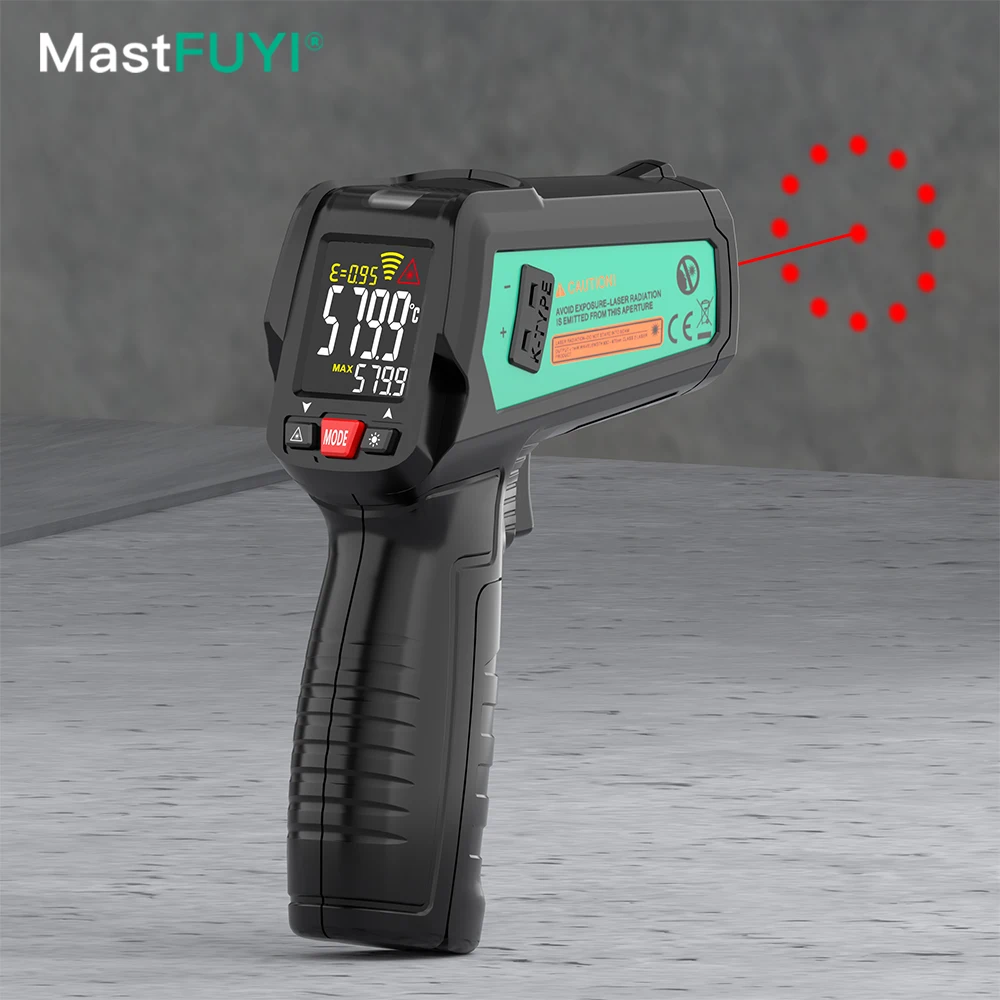 MASTFUYI-13-Laser-Point-High-precision-Infrared-Thermometer-Handheld ...