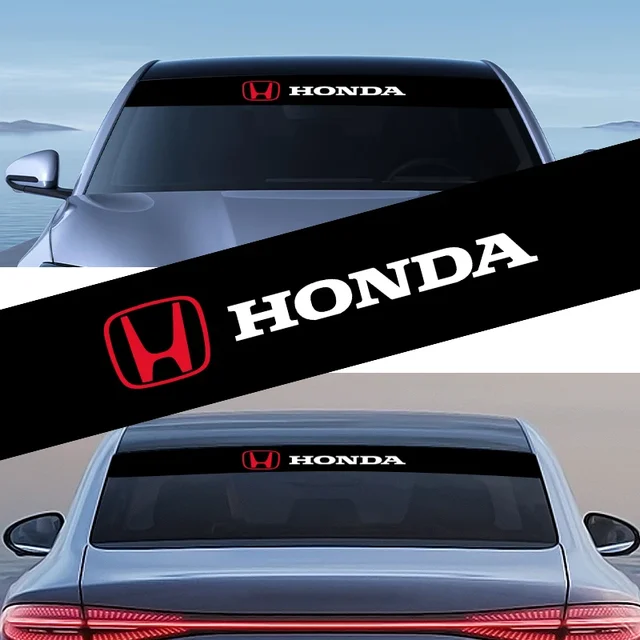 Honda Windshield Decals