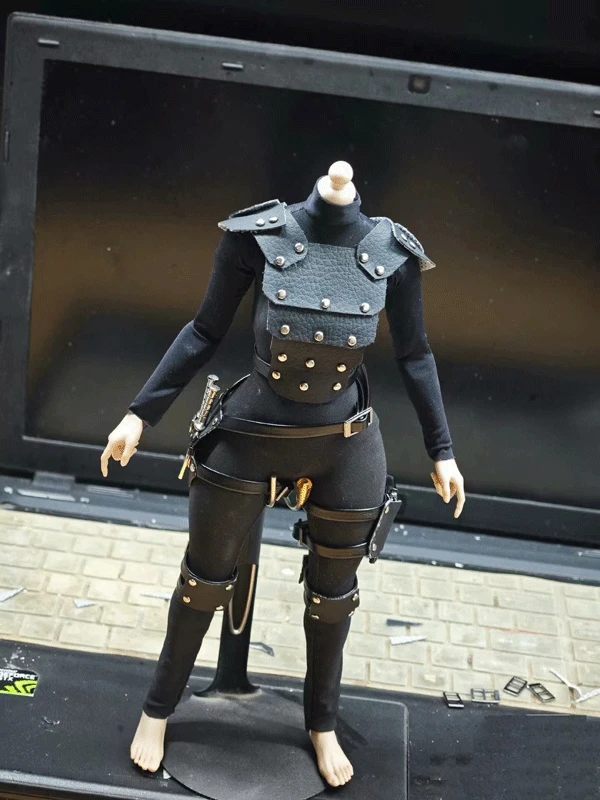1-6-Female-Soldier-Clothes-Jumpsuit-Vest-Leg-Hanging-for-12-TBL-Slim ...