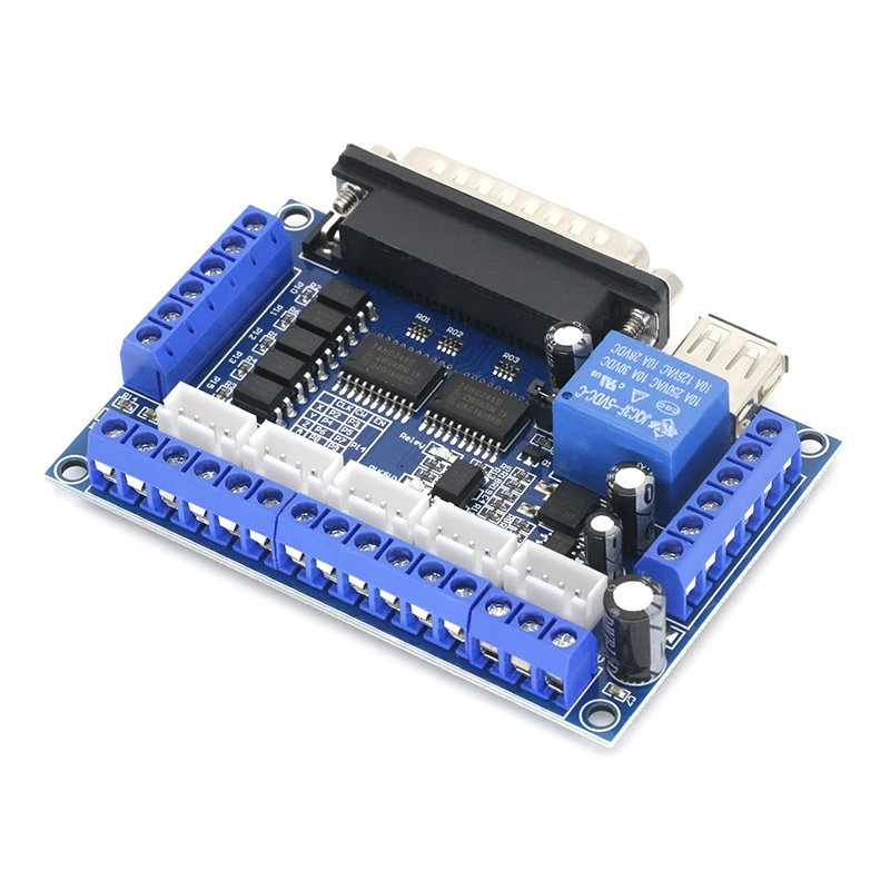 5 Axis Cnc Interface Board Stepper Driver Mach3 Us - Mach3 Interface ...