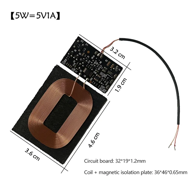 5W/7.5W/10W Qi Wireless Charging Standard Universal Wireless Charger PCBA Circuit Board With ...