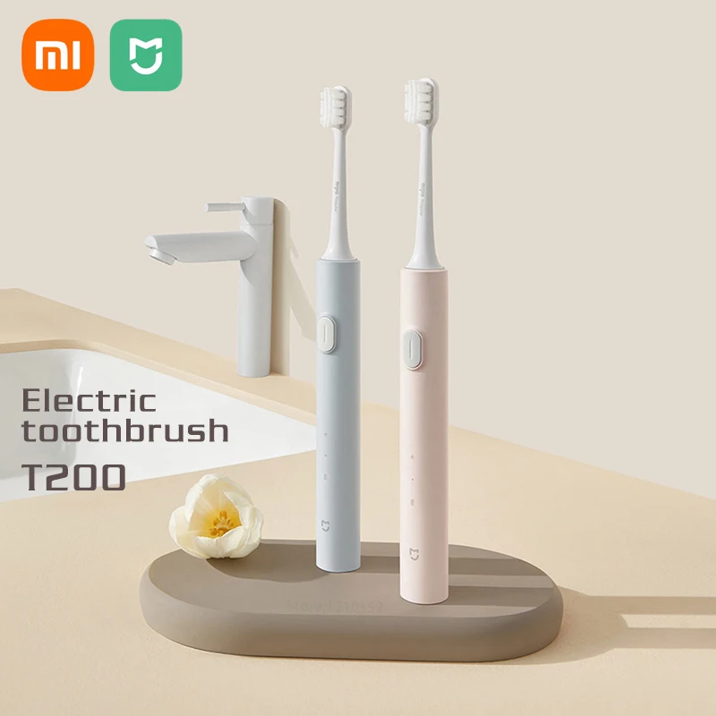 XIAOMI MIJIA T200 Sonic Electric Toothbrush Portable IPX7 Waterproof ...