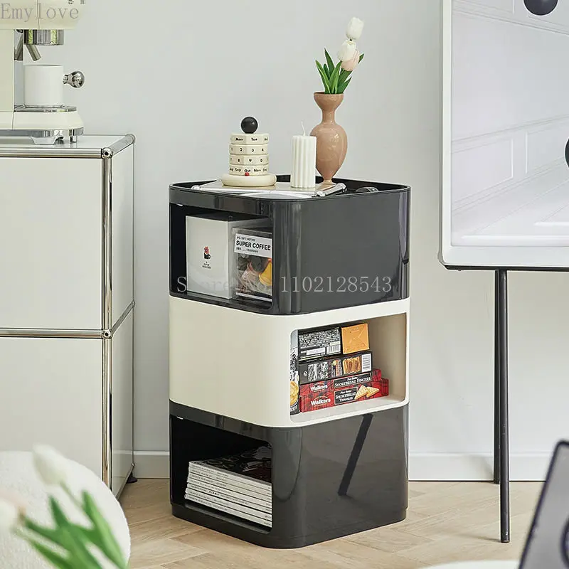 360-Rotating-Storage-Cabinet-Living-Room-Cabinet-Multi-Layer-Locker ...