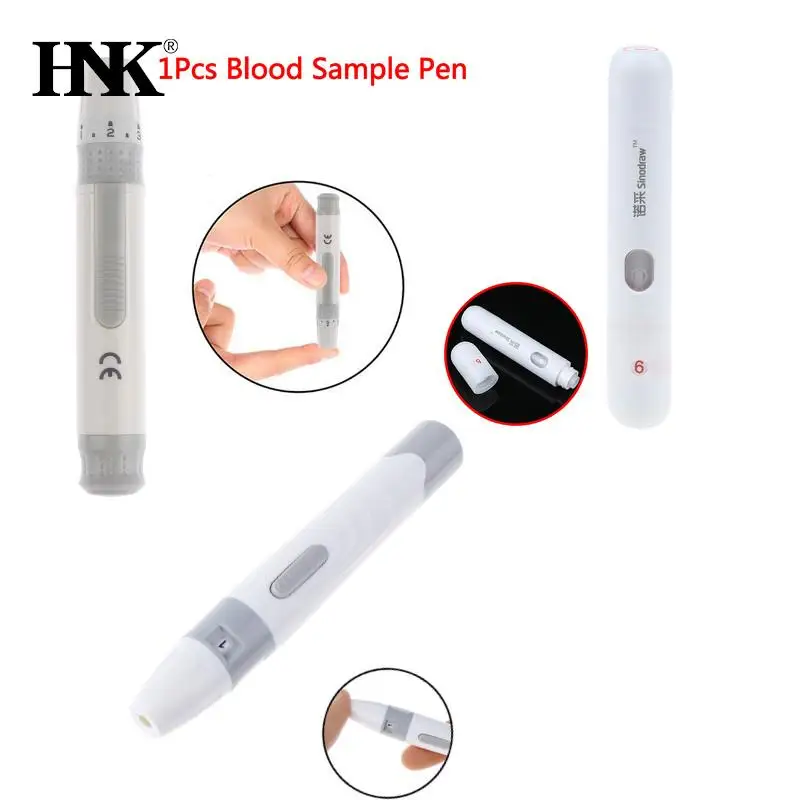 1pcs-Blood-Sampling-Pen-Lancet-Pen-Adjustable-Blood-Glucose-Lancing ...
