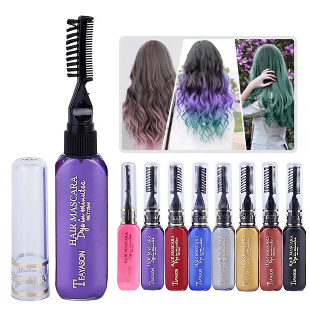 12.2cm Hair Color Chalk One-off Hair Color Dye Rainbow Colors Temporary ...