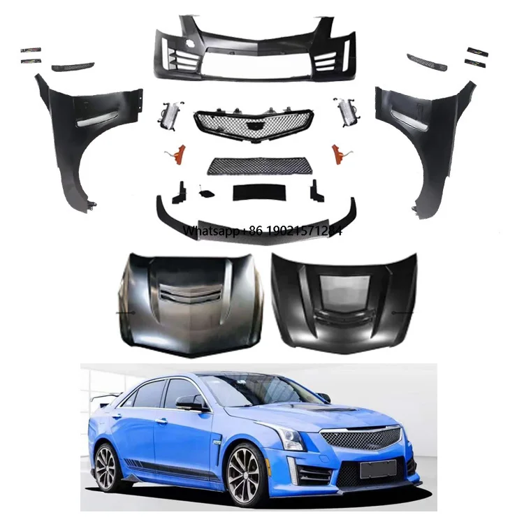 ATS to ATS-V Model Auto Body System Include Front Bumper with Grille ...