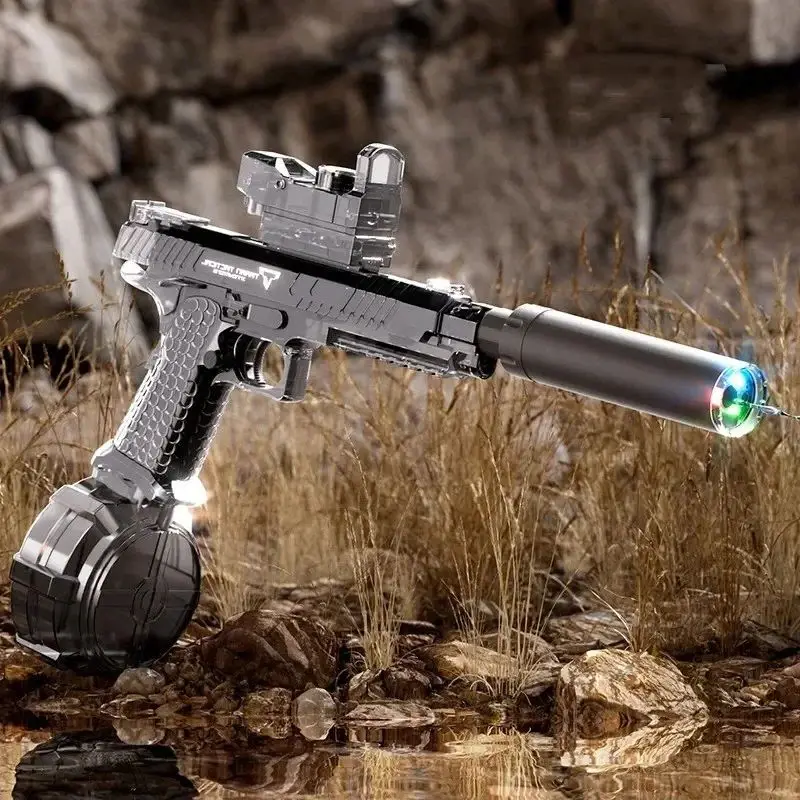 Automatic-Desert-Eagle-Water-Gun-Toys-Electric-Shooting-Flashing-Lights ...