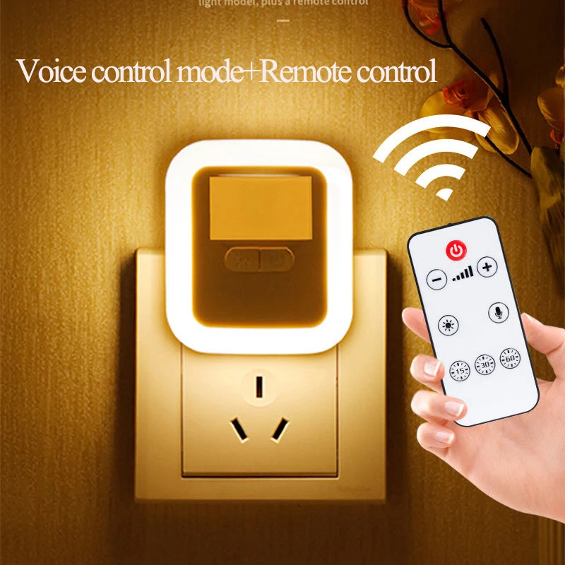 Remote Control LED Sensor Night Light PIR Magnetic Infrared Motion ...