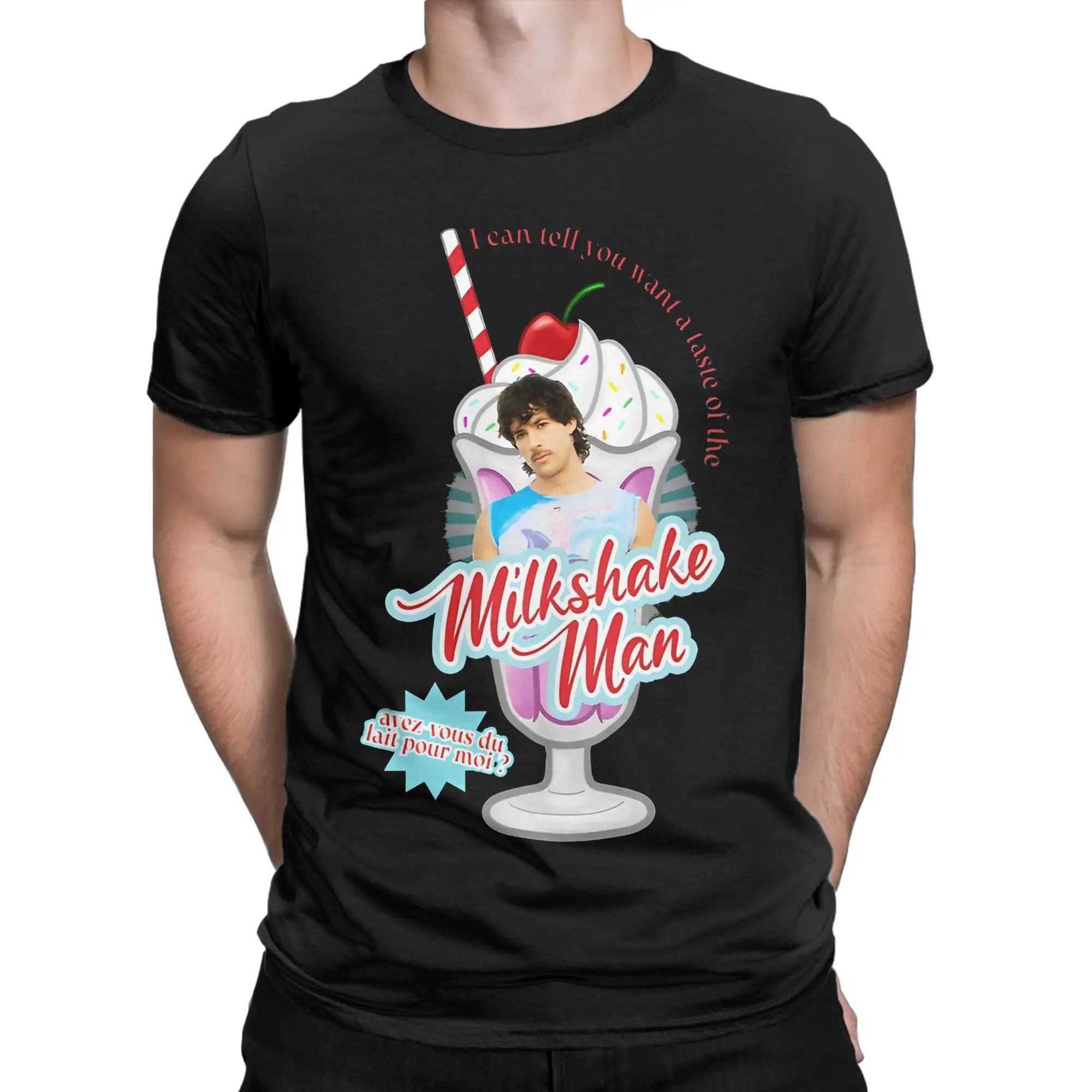 Milkshake Man Eurovision 2025 Australia Graphic Printing T Shirts for ...