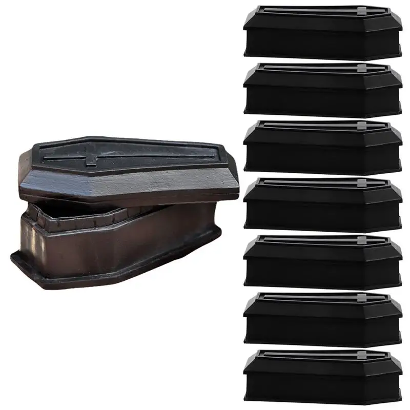 Hexagonal-Coffin-Candy-Box-Halloween-Props-brincadeira-modelos-Mini ...