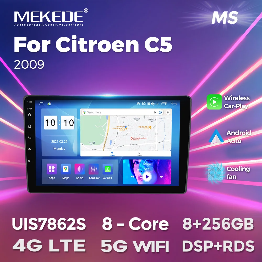 UIS7862 2 Din Android 13 Car Radio Video Multimedia Player For Citroen ...